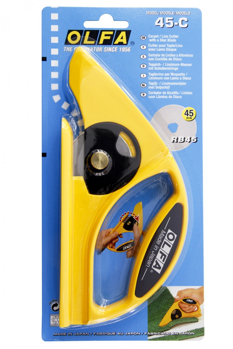 Купить OLFA 45-C Дисковый нож для разрезания ковров и линолеумов с доставкой в интернет-магазине ...